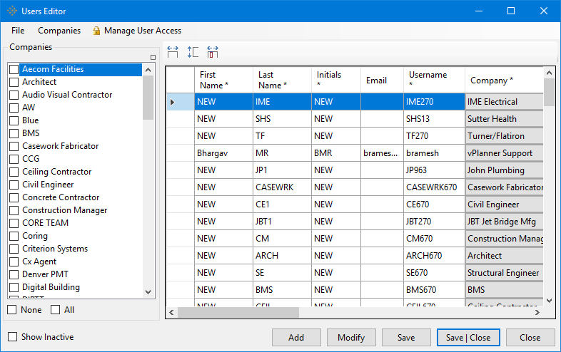 Adding Users to Projects
