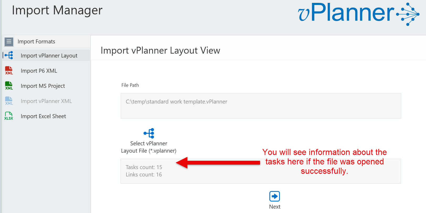 6.2.1. Import vPlanner Layout